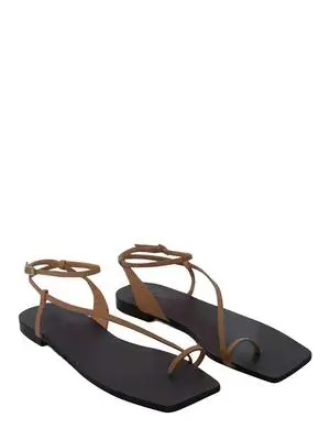 Johanna Ortiz Flamenco Echoes Flat Sandals - Neutrals