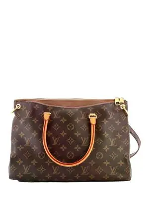 LOUIS VUITTON Pallas Tote Monogram Canvas - Brown