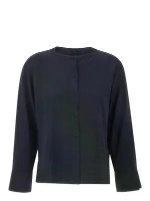 ELENA MIRO` Buttoned Cardigan Blue
