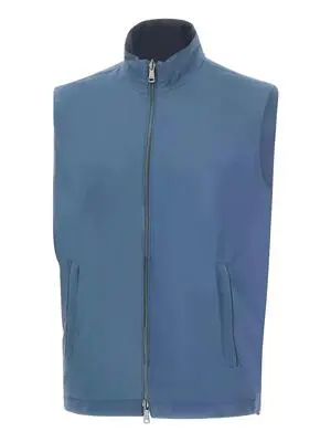 Paul & Shark Zip-up Reversible Gilet - Blue