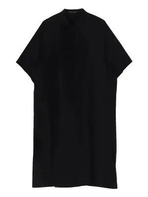 Yohji Yamamoto Tie-neck Shirt - Black