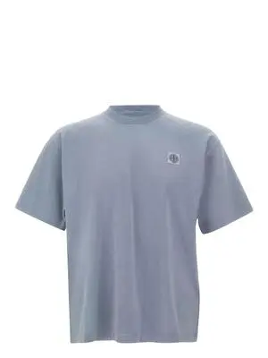 Stone Island Logo-detail T-shirt - Blue
