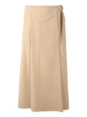 Peserico Wrap-around Midi Skirt - Neutrals