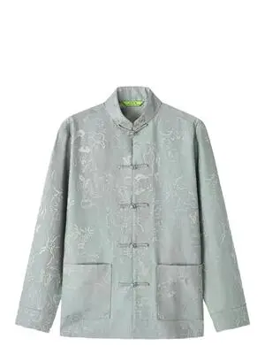 Shanghai Tang Long Sleeve Shirt - Green