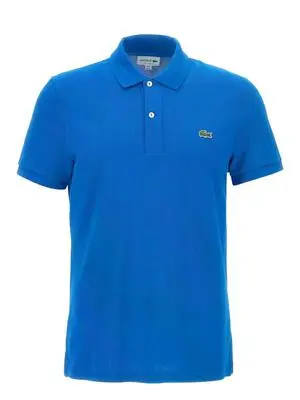 Lacoste Logo-patch Polo Shirt - Blue