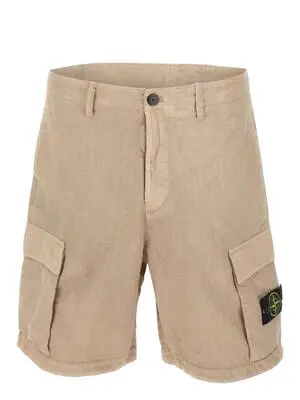 Stone Island Cargo Pocket Shorts - Neutrals