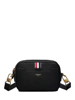 Thom Browne Small Leather Camera Bag - Black