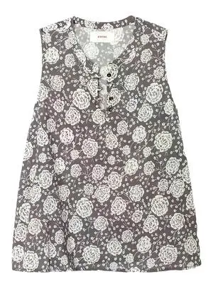 Xirena Tish Floral-print Top - Grey