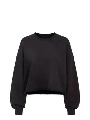 EZR Washed-effect Sweatshirt - Black