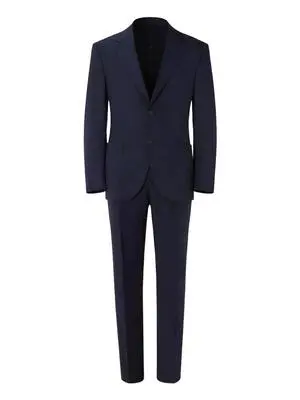 LARDINI Notched-lapel Suit - Blue