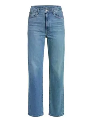 MOTHER Five-pocket Straight Leg Jeans - Blue