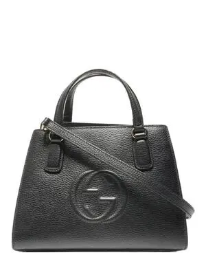 Gucci Soho Leather Two-way Handbag - Black