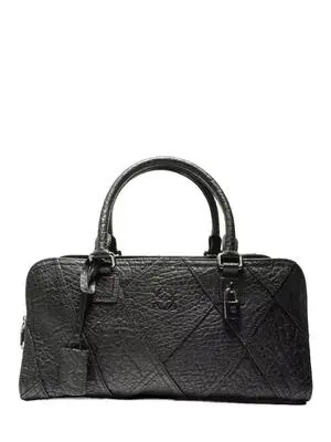 Loewe Amazona Leather Handbag - Black