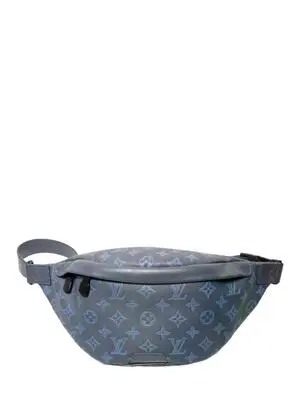 LOUIS VUITTON Discovery Monogram Leather Belt Bag - Blue