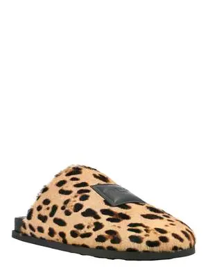 Givenchy Leopard-print Logo Mules - Neutrals