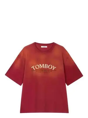 STUDIO TOMBOY Washed T-shirt - Red