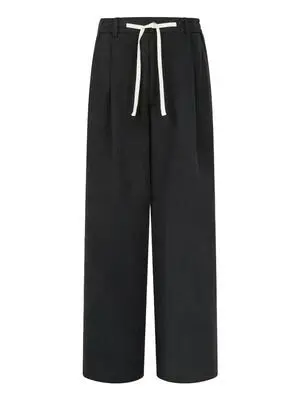 STUDIO TOMBOY Drawstring-waist Trousers - Black
