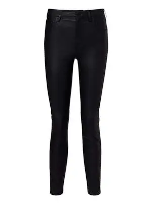 Ag Mari Leather Skinny Pants - Black