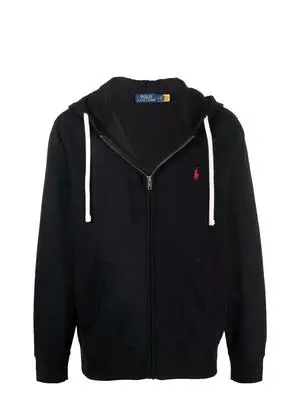 Polo Ralph Lauren Zip-up Long Sleeve Sweatshirt - Black