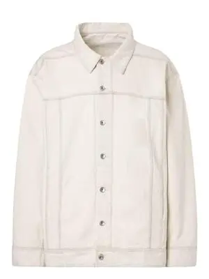 Rick Owens Denim Jacket - White