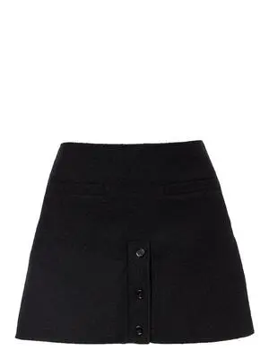 COURREGES Tweed Miniskirt - Black