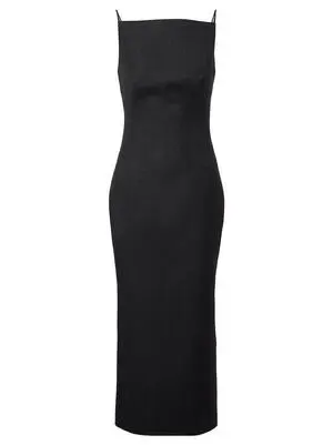 Givenchy Wool Midi Dress Grey