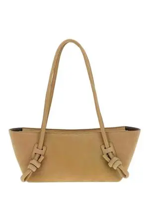 Hereu Fleca Knot-handle Shoulder Bag - Brown