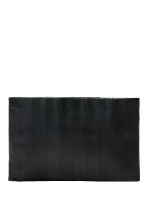 ALLSAINTS Bettina Paneled Leather Clutch