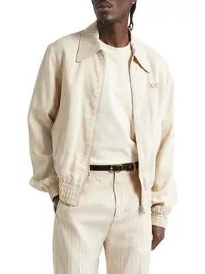 Amiri Stripe Blouson Jacket Alabaster Archived