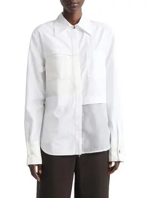 JASON WU Collage Zip-Up Shirt