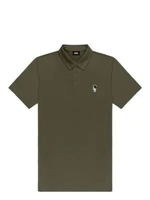 DALIX Astronaut Midweight Short Sleeve Polo Shirt - Army