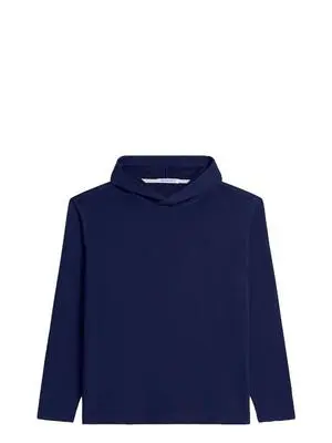ASHWORTH GOLF Terry Twillback Hoodie - Driver Navy