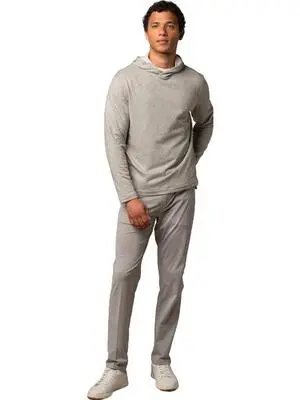 ASHWORTH GOLF Terry Twillback Hoodie - Grey Heather