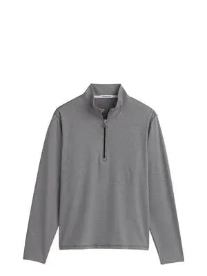 ASHWORTH GOLF ASHWORTH GOLF La Jolla 1/4 Zip Performance Pullover Charcoal Heather