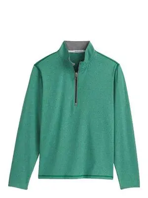 ASHWORTH GOLF La Jolla 1/4 Zip Outerwear - Club Green Heather
