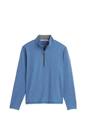 ASHWORTH GOLF La Jolla 1/4 Zip Outerwear - Cobalt Heather