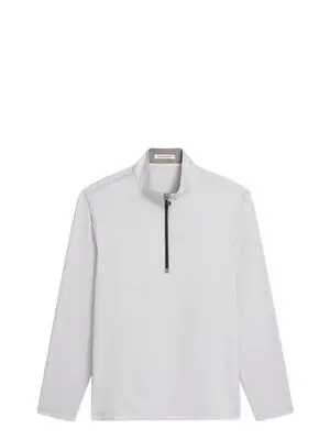 ASHWORTH GOLF ASHWORTH GOLF La Jolla 1/4 Zip Performance Pullover Grey Heather