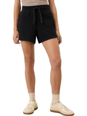 PACT Cloudknit Curved Hem Short - Black