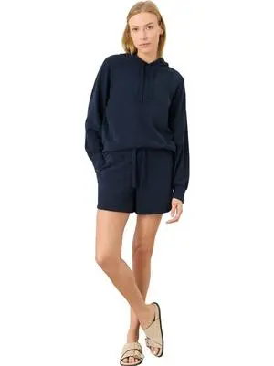 PACT Cloudknit Curved Hem Short - Navy Blue