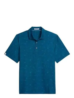 ASHWORTH GOLF Morning Glory Polo Poseidon