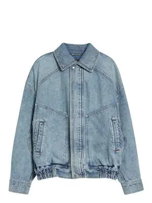 Saint Laurent Oversize Denim Jacket - South Blue