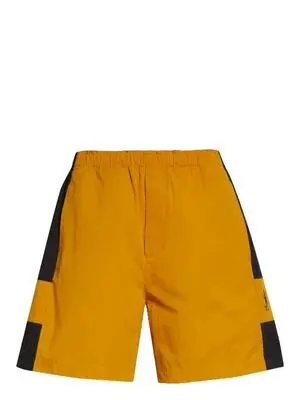 Saint Laurent Cassandre Bicolor Bermuda Shorts - Curry/noir