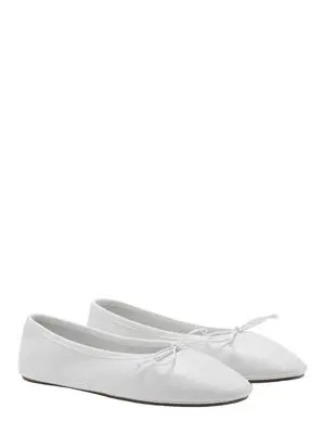 Mango Ballet Flat - White
