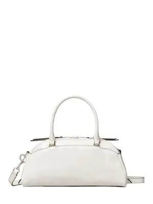 Tory Burch Small Bowler Top Handle Bag - Bianco