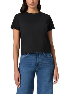Paige Rhodes Crewneck Cotton T-shirt - Black