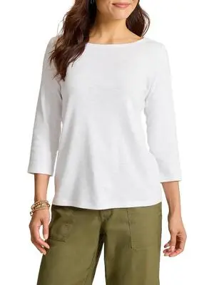 Tommy Bahama Ashby Slub Top White
