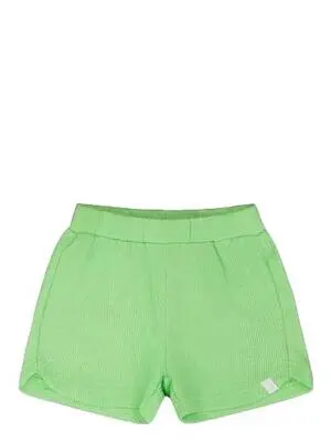 DEUX PAR DEUX Crinkle Jersey Elastic Waist Shorts - Mint Green