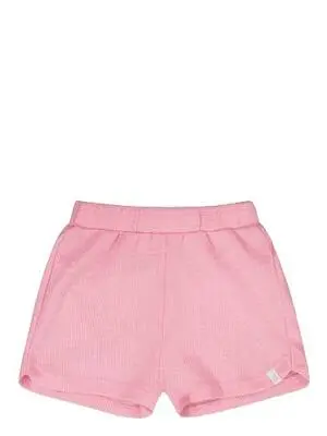 DEUX PAR DEUX Crinkle Jersey Elastic Waist Shorts - Pink