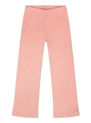 DEUX PAR DEUX Crinkle Jersey Flared Bottom Leggings - Peach Pink
