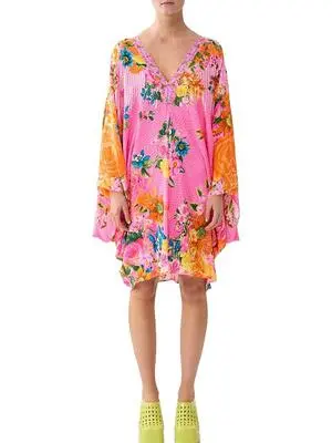 Camilla T-shape Short Kaftan - Illustration Nation